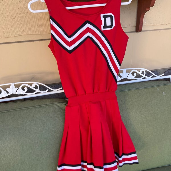 Red Cheerleading Costume - Etsy