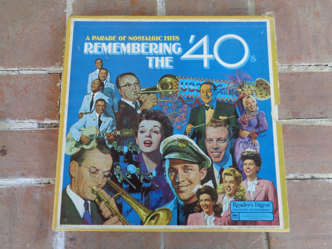 Vintage Box Set Remembering the 1940's Readers Digest Vinyl 8 Lp's ...