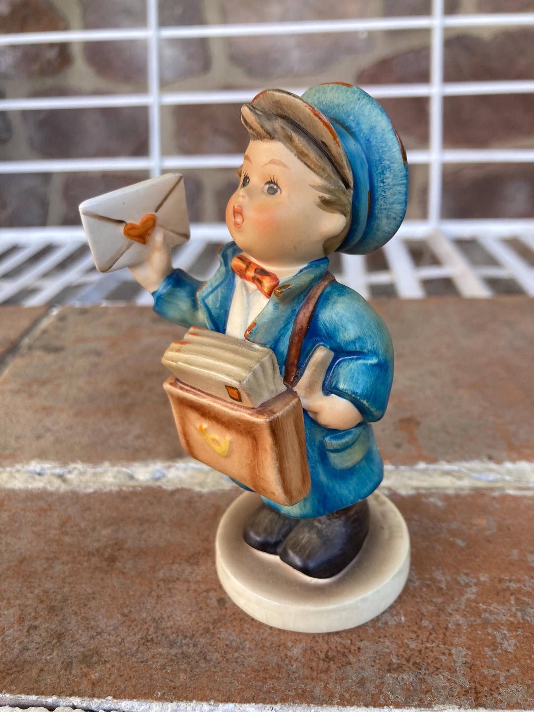 Vintage Hummel Figurine Postman Mailman 5" Goebel Germany TMK-3 ...