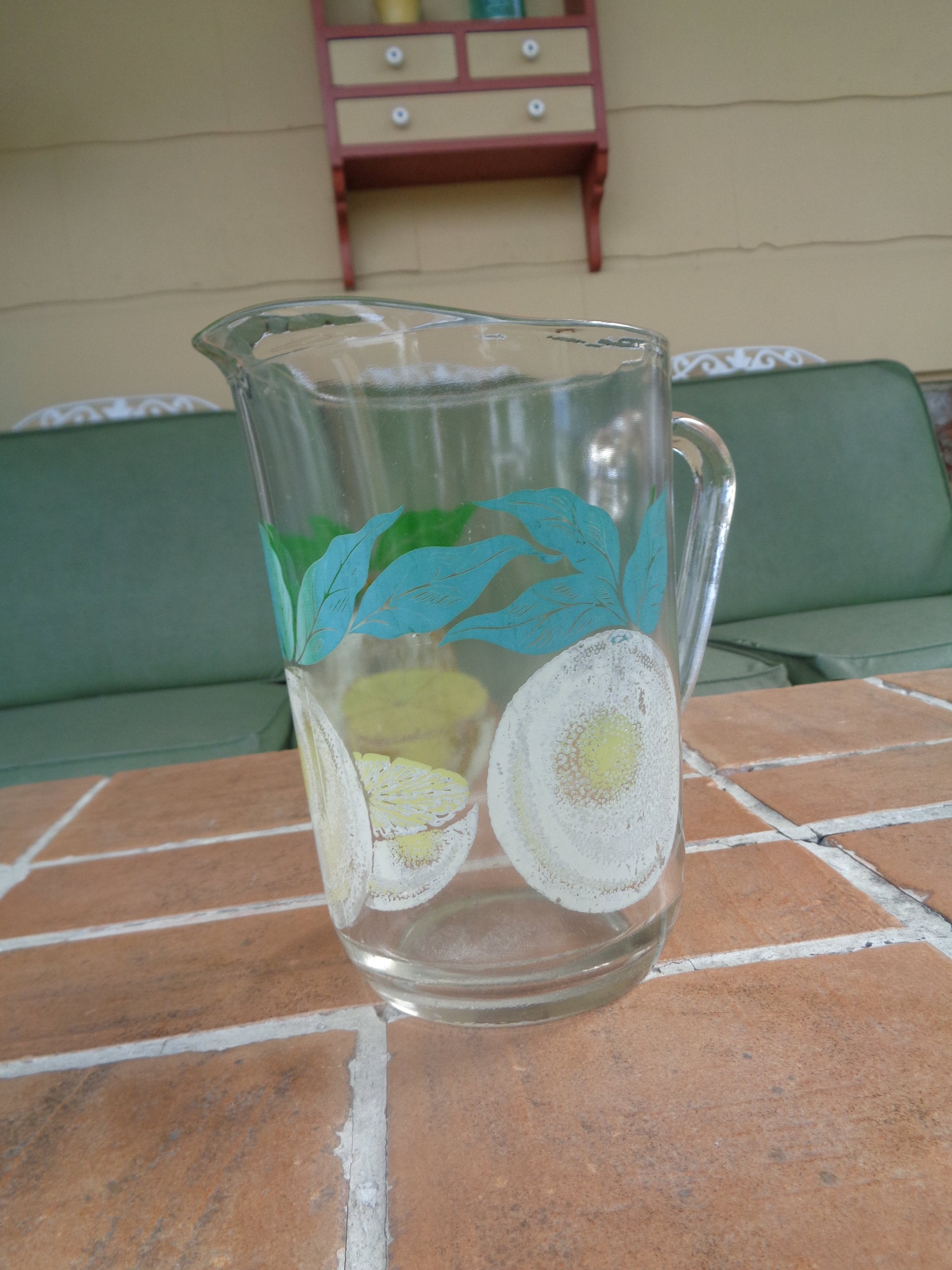 Vintage Pitcher Lemons Lemonade Swanky Swig Peanut Butter | Etsy