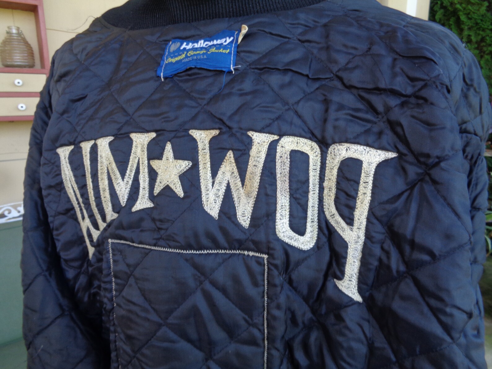 Vintage Varsity Letterman Jacket POW MIA Captain Reading Pa Holloway XL ...