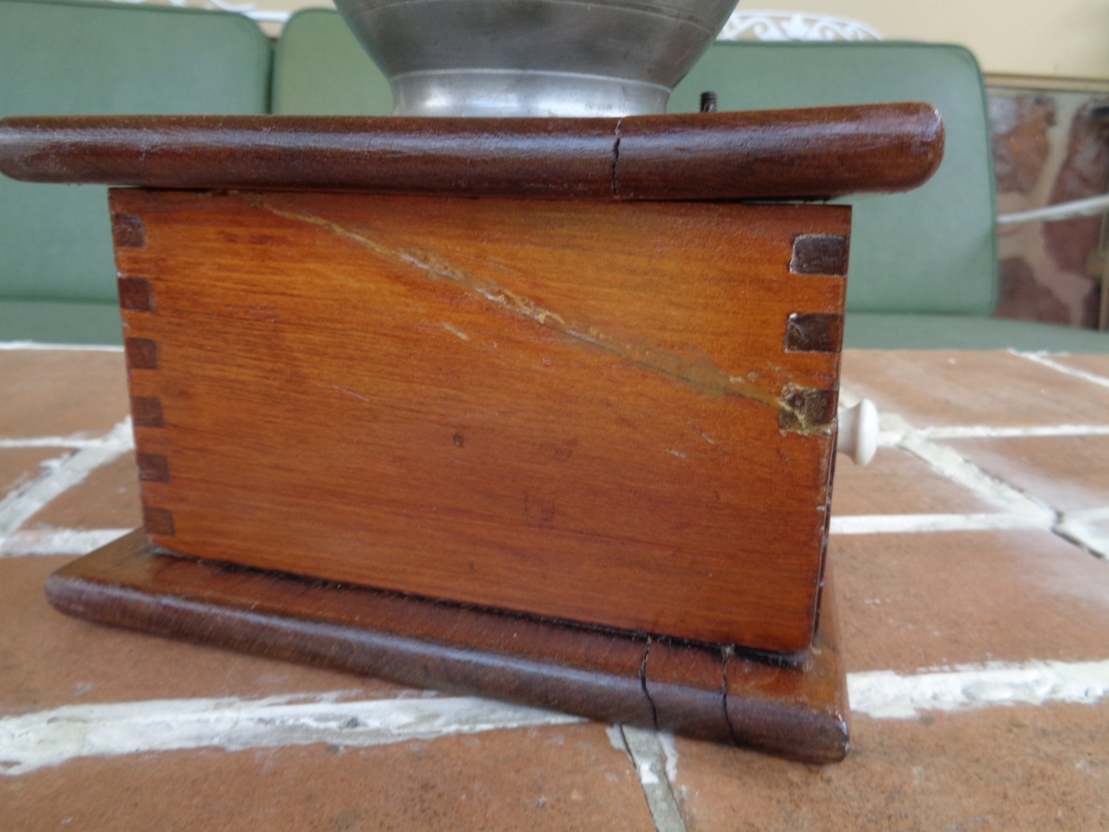 Antique Coffee Grinder Dovetailed Primitive Farm House Vintage - Etsy