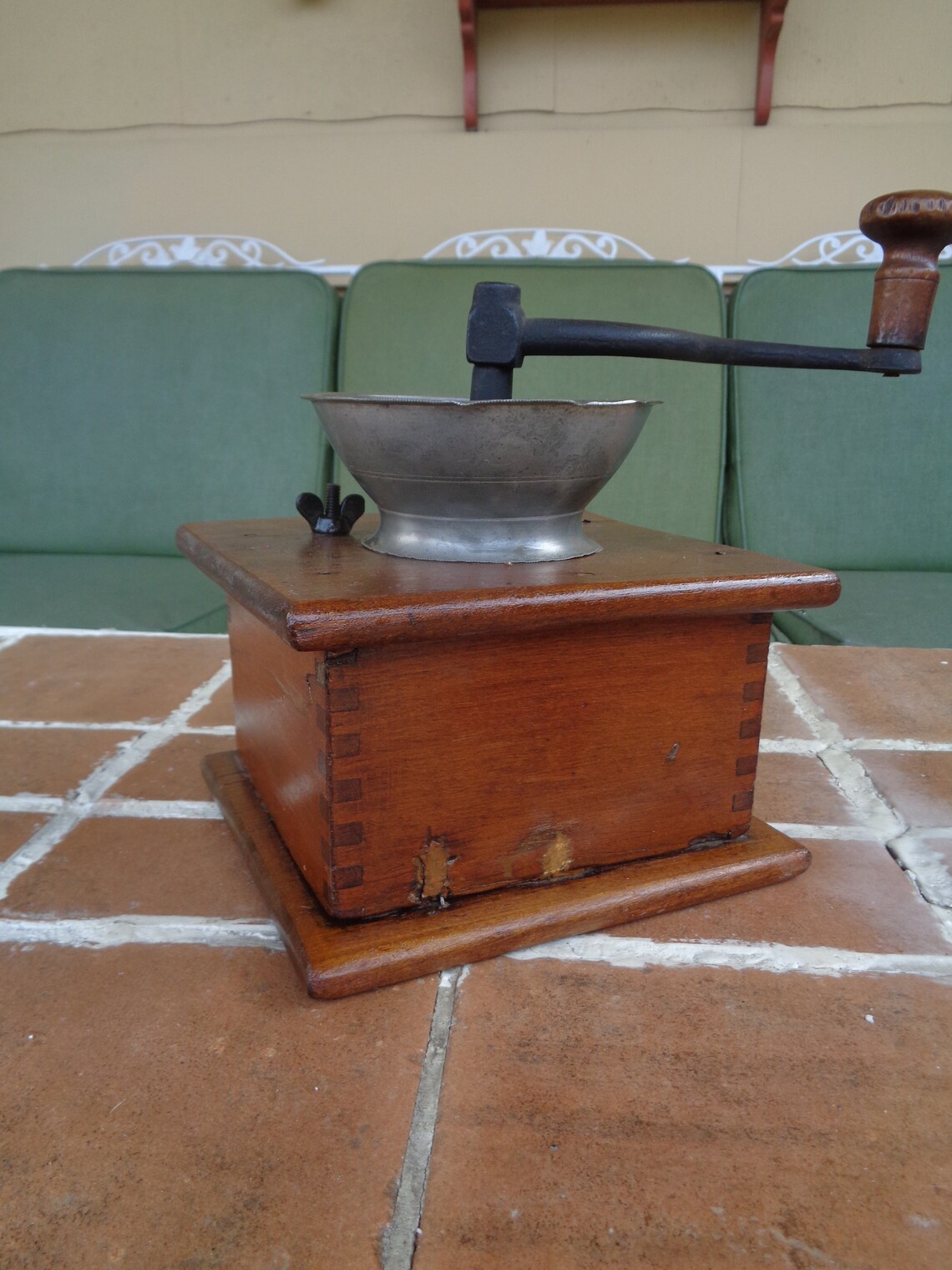 Antique Coffee Grinder Dovetailed Primitive Farm House Vintage - Etsy