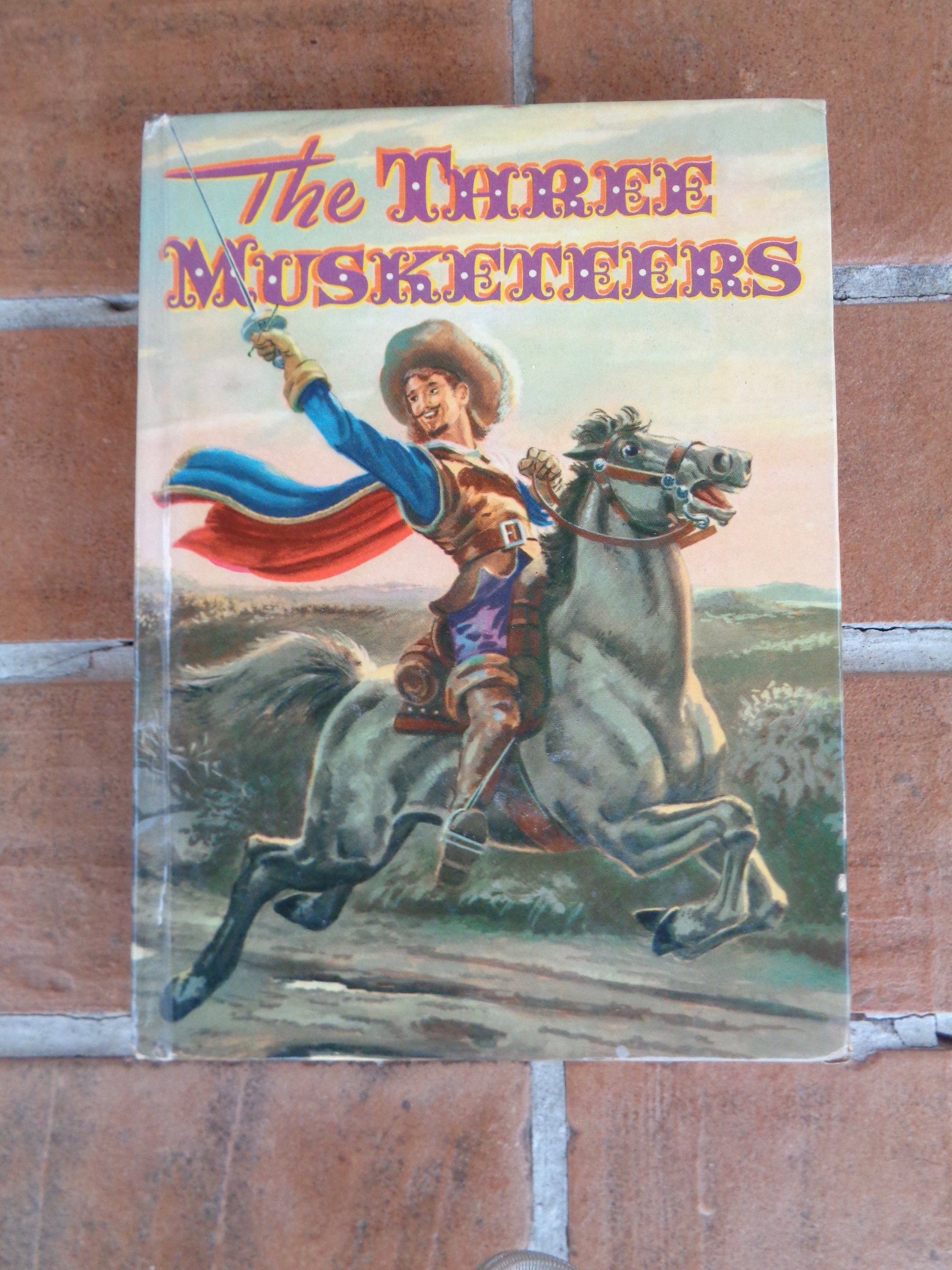 Vintage book The Three Musketeers 1956 Dumas literature | Etsy
