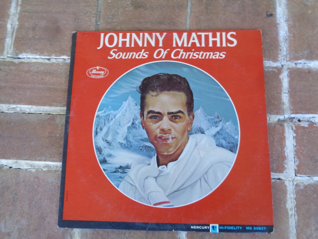 Vintage Vinyl Record Johnny Mathis Sounds of Christmas 1963 Holiday MG ...