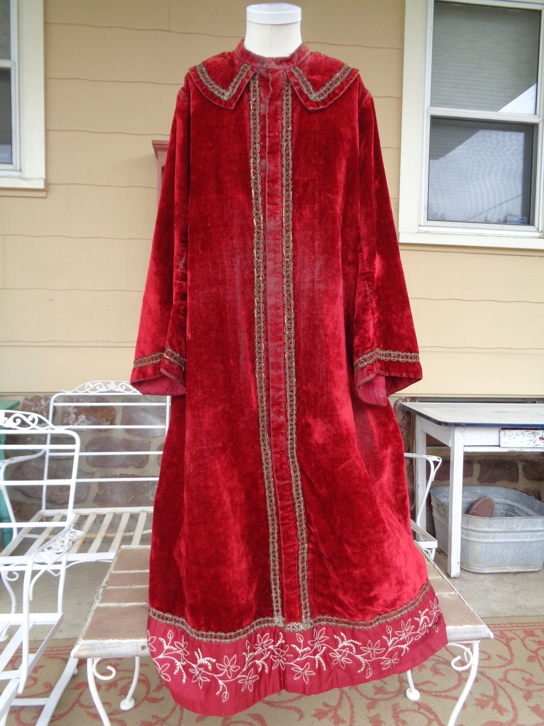 Antique Robe Costume Masonic Masons Freemason Fuller Regalia Ceremonial ...