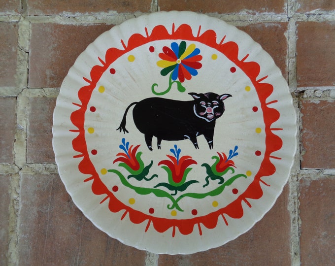 Vintage Plate Hex Sign Spencer Claypoole Chester Co. Pennsylvania Folk ...