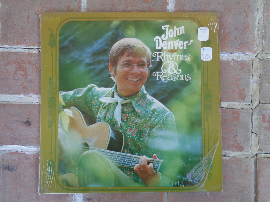Vintage Vinyl Record John Denver 1969 Rhymes & Reasons Music Album RCA ...