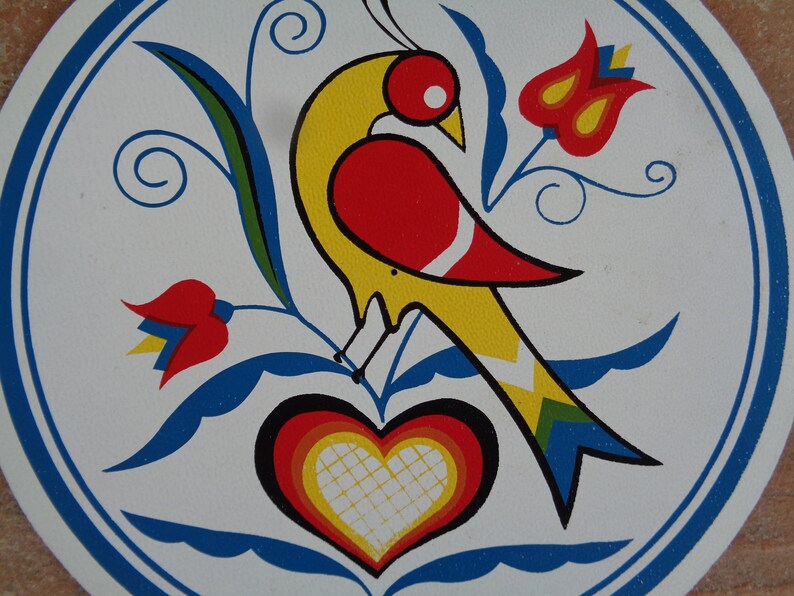 Vintage Pennsylvania Dutch Hex Sign Distelfink Happiness - Etsy