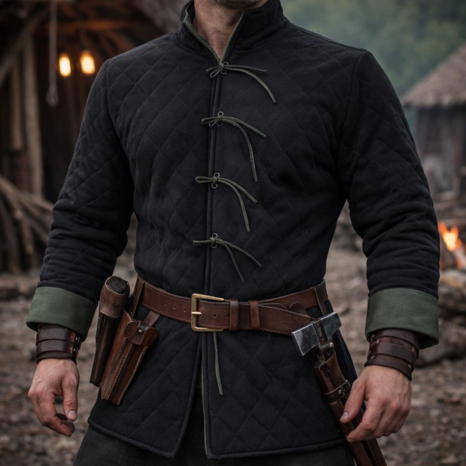 Medieval Viking Padded Tunic – Quilted Gambeson Armor for LARP ...