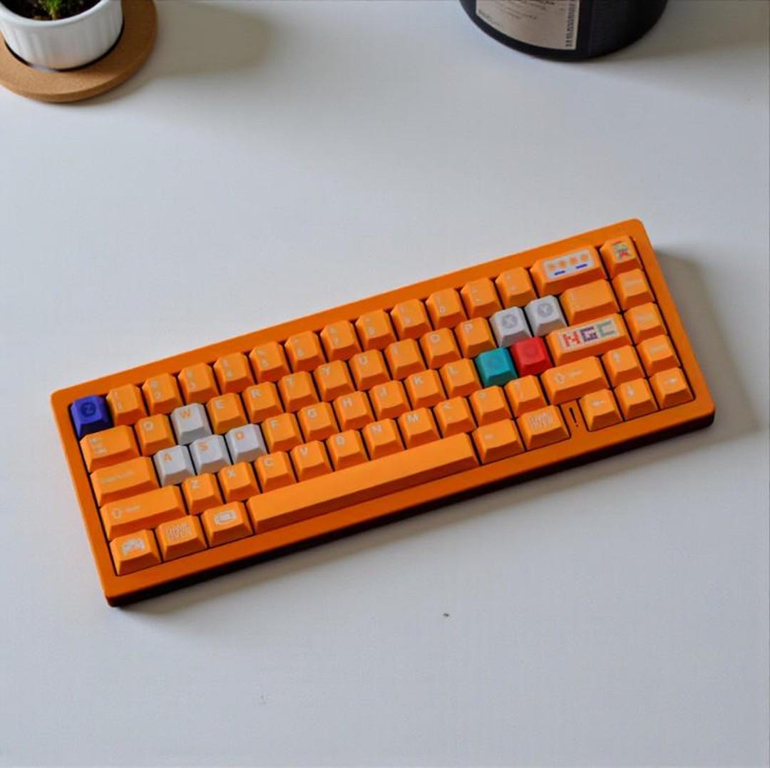 Retro Orange PBT Keycap Set – Custom Gaming Keyboard Accents - Etsy