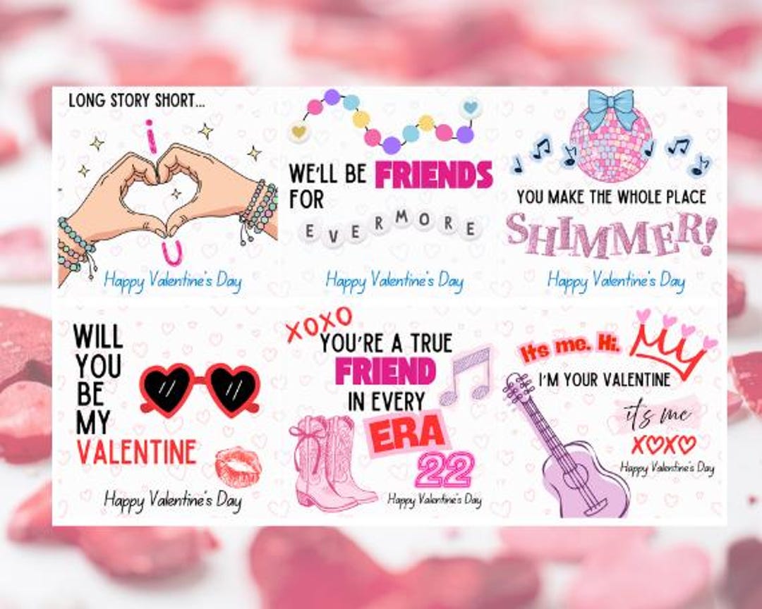 Taylor Swift Valentines Day Cards - Etsy