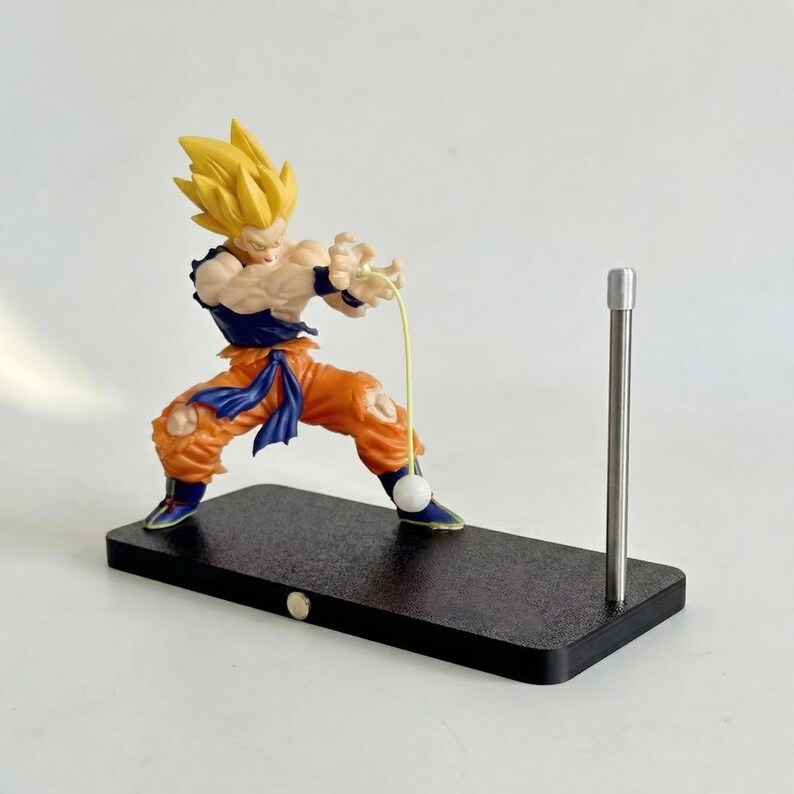 Goku Super Saiyan Kamehameha Dragon Ball LED Lamp 16cm – Magnetic Beam ...