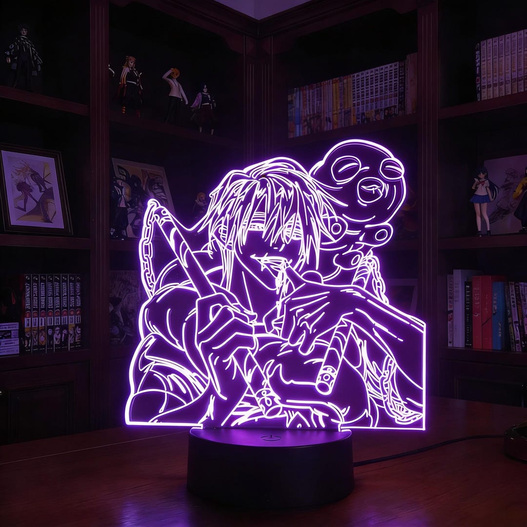 Toji Fushiguro 3D LED Lamp - Jujutsu Kaisen | 16 Colors & Remote ...