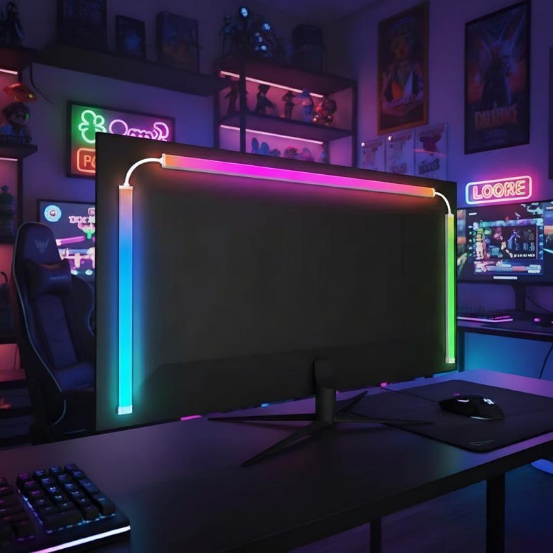 Pc Setup Light Decor - Etsy UK