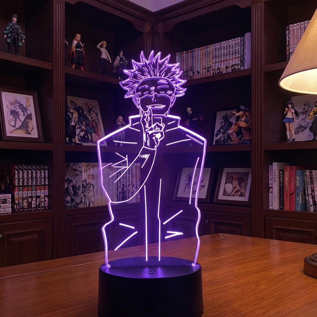 Satoru Gojo Jujutsu Kaisen LED Night Light, Otaku Room Decoration, Mood ...