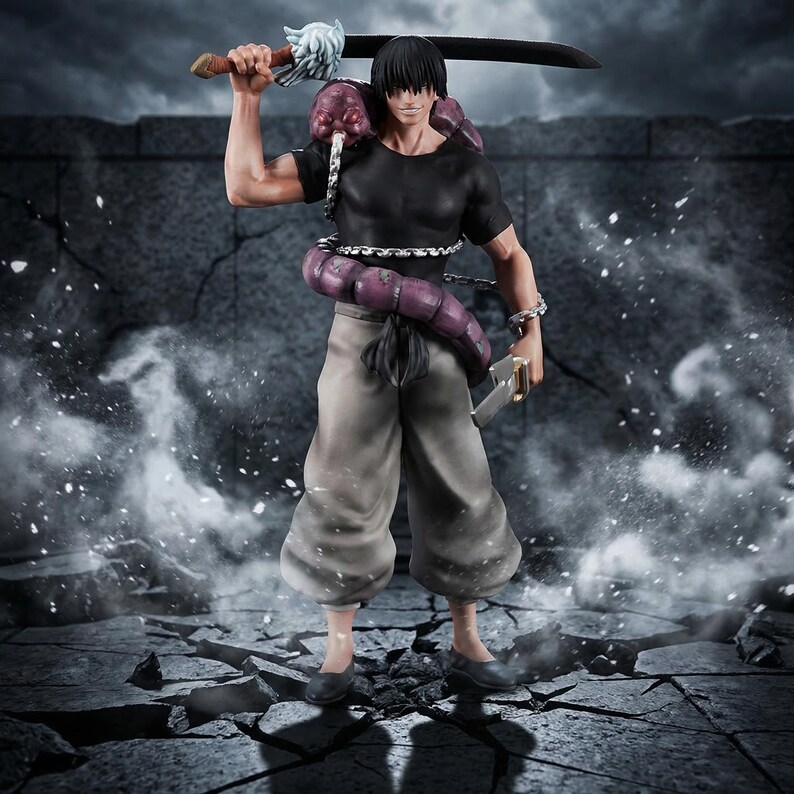 Toji Fushiguro Jujutsu Kaisen Figure 21cm – PVC Collectible, Sorcerer ...