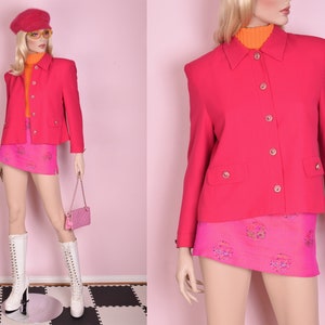 70s 80s Pink Jacket/ US 8P/ 1970s/ 1980s - Etsy