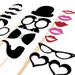 Photo Booth Props on a Stick 18 Piece Set Weddings Photobooth Party ...