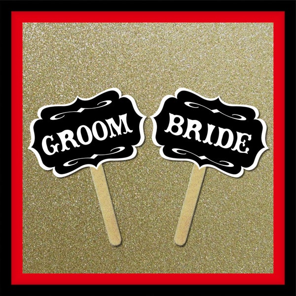 Bride Groom Signs - Etsy