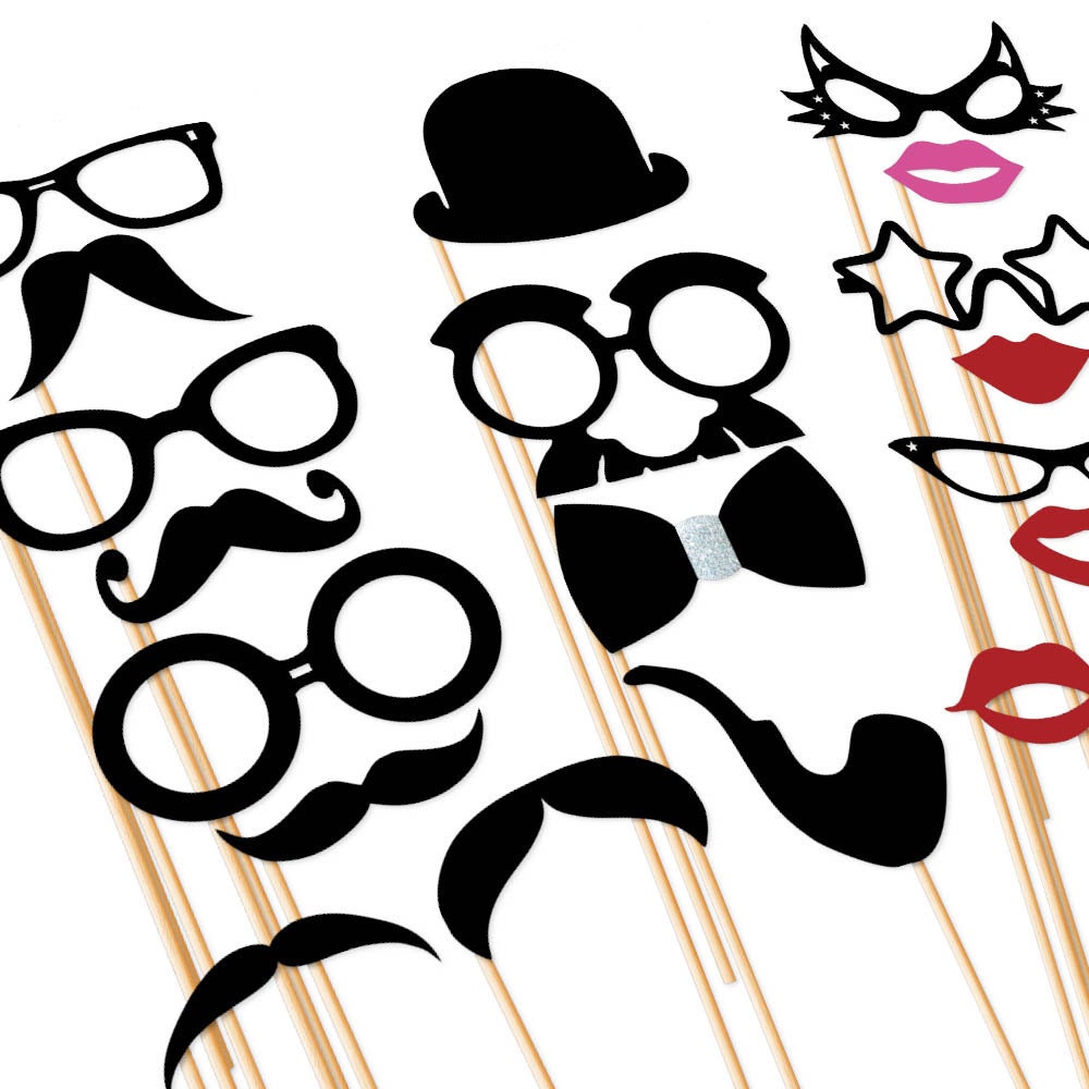 Photo Booth Props Best Photobooth Prop 20 piece Party | Etsy
