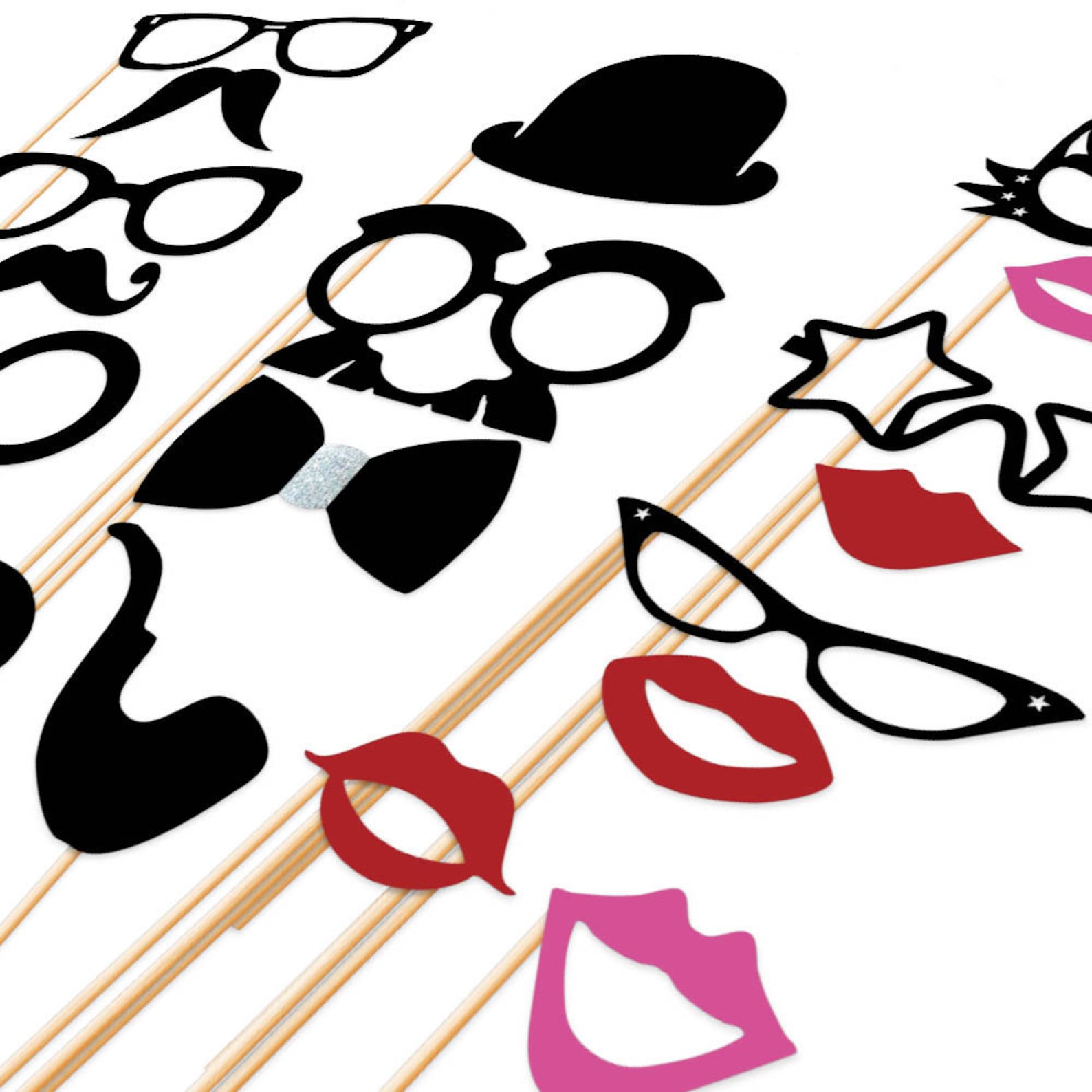 Photo Booth Props Best Photobooth Prop 20 Piece Party - Etsy