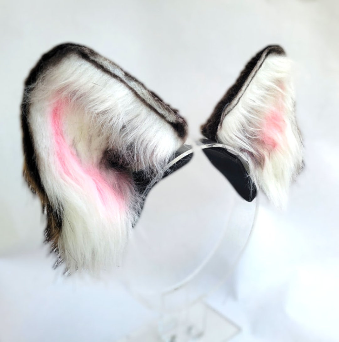 Forest Brown and Black Realistic Magnet Cat Wolf Ears - Etsy