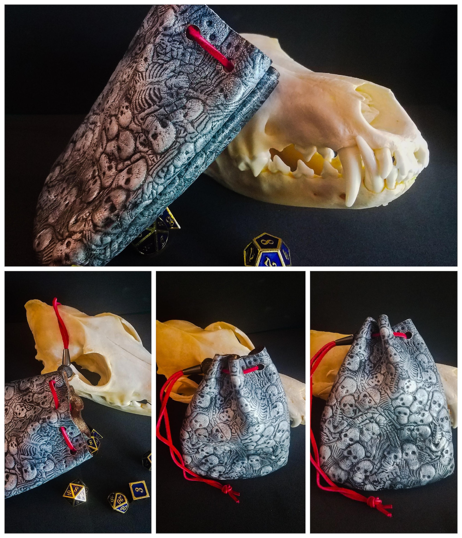 Skeleton Dice Bag - Etsy
