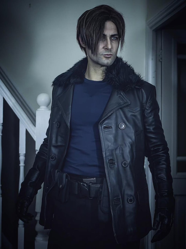 Resident Evil Requiem Leon S Kennedy Lederjacke - RE9 Leon Cosplay ...