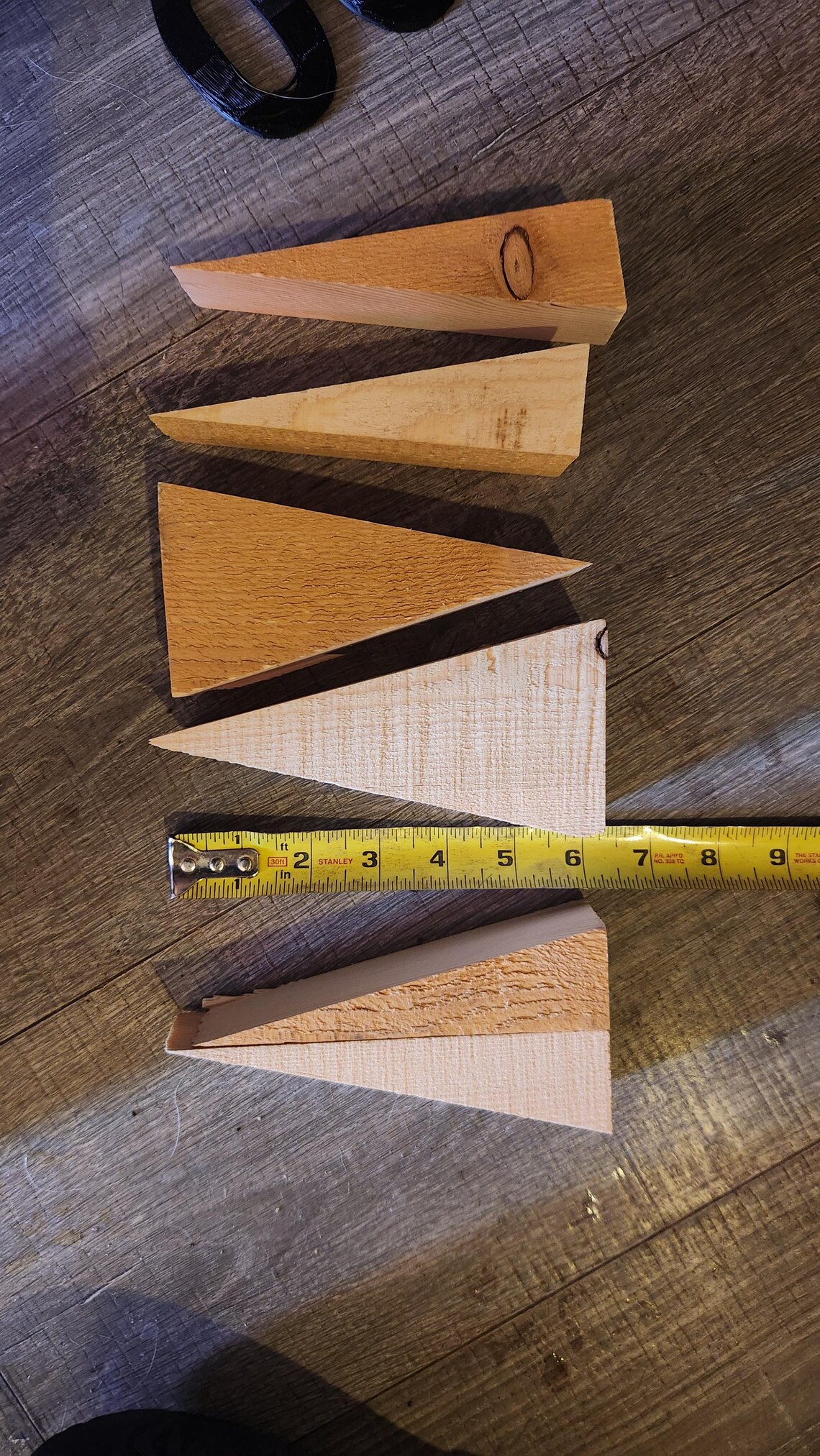Wedge Stake | Natural Wood Erosion Control, Mulch Edging (60 Pc) - Etsy