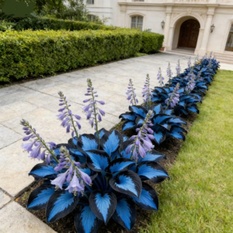 Midnight Blue Heart Hosta Plant Seeds - Etsy