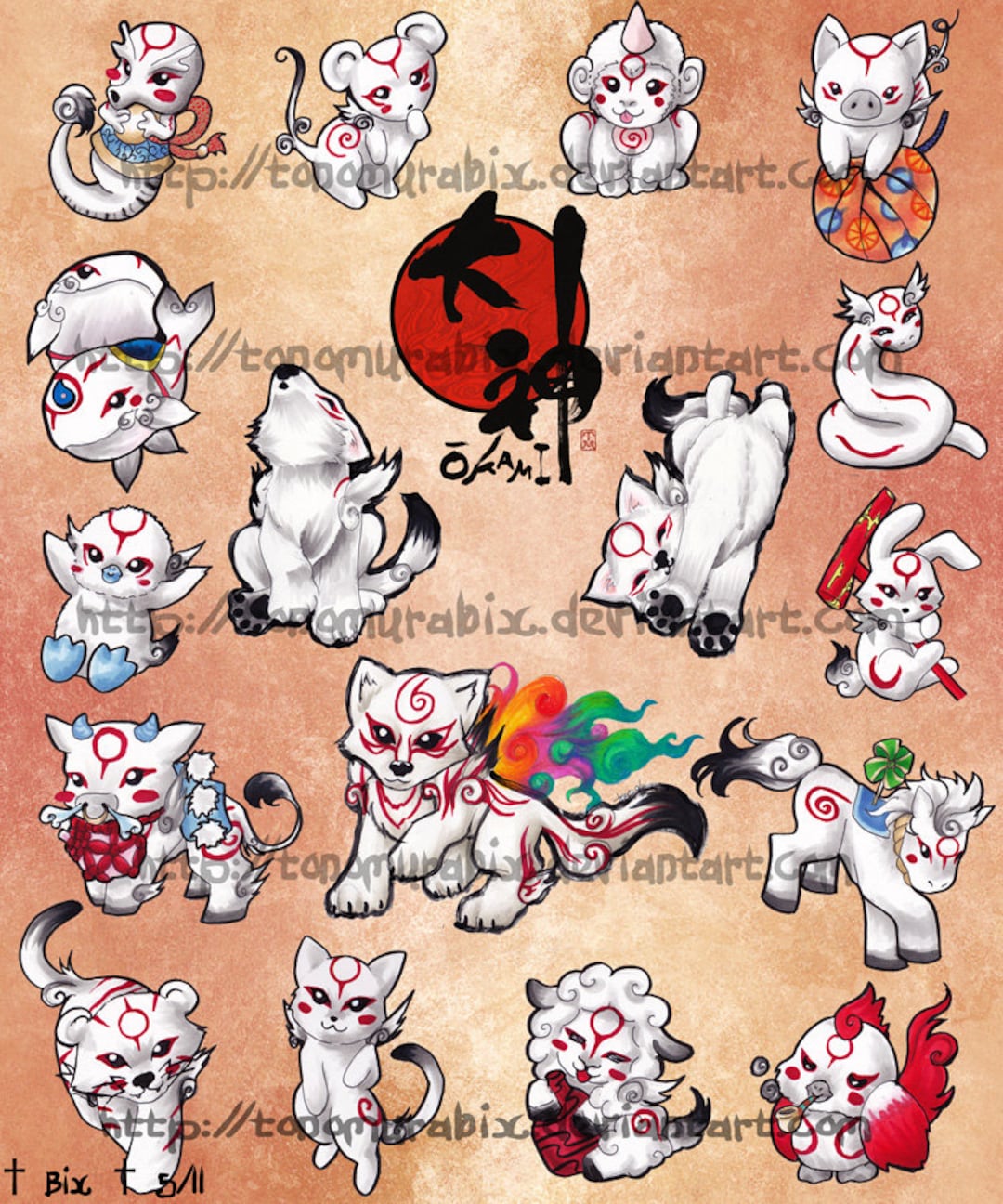 Okami Brush Gods Wallpaper