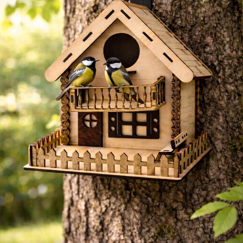 Bird House Svg Outdoor - Etsy