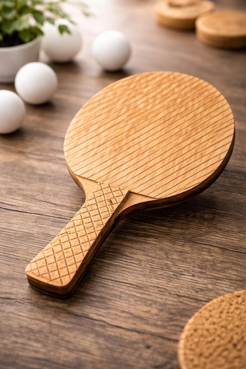 Ping Pong Paddle SVG Laser Cut File | CNC Ready (digital Download) - Etsy