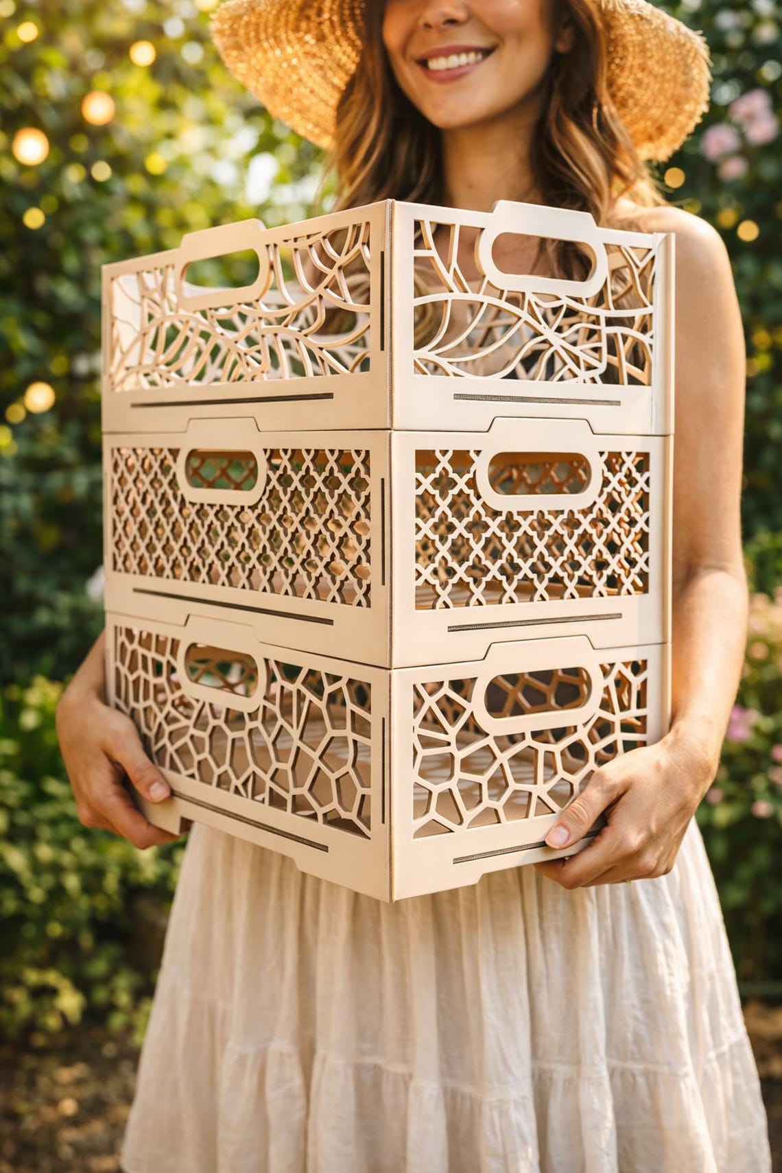 Laser Cut Stackable Crate SVG Templates – Wooden Storage Box Bundle - Etsy
