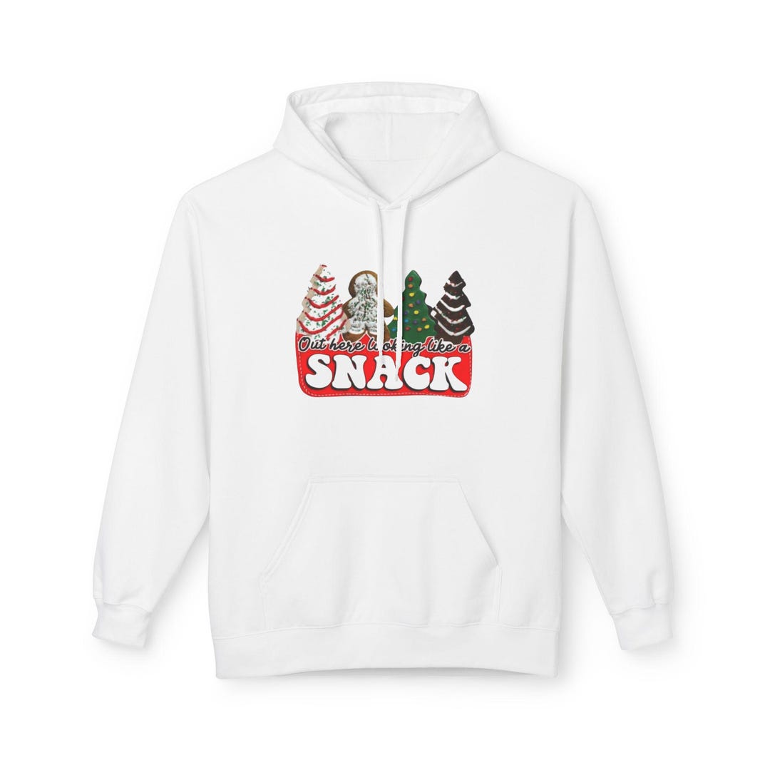 Holiday Cookie Forest Snack Hoodie | Christmas Cookie Trees Design - Etsy
