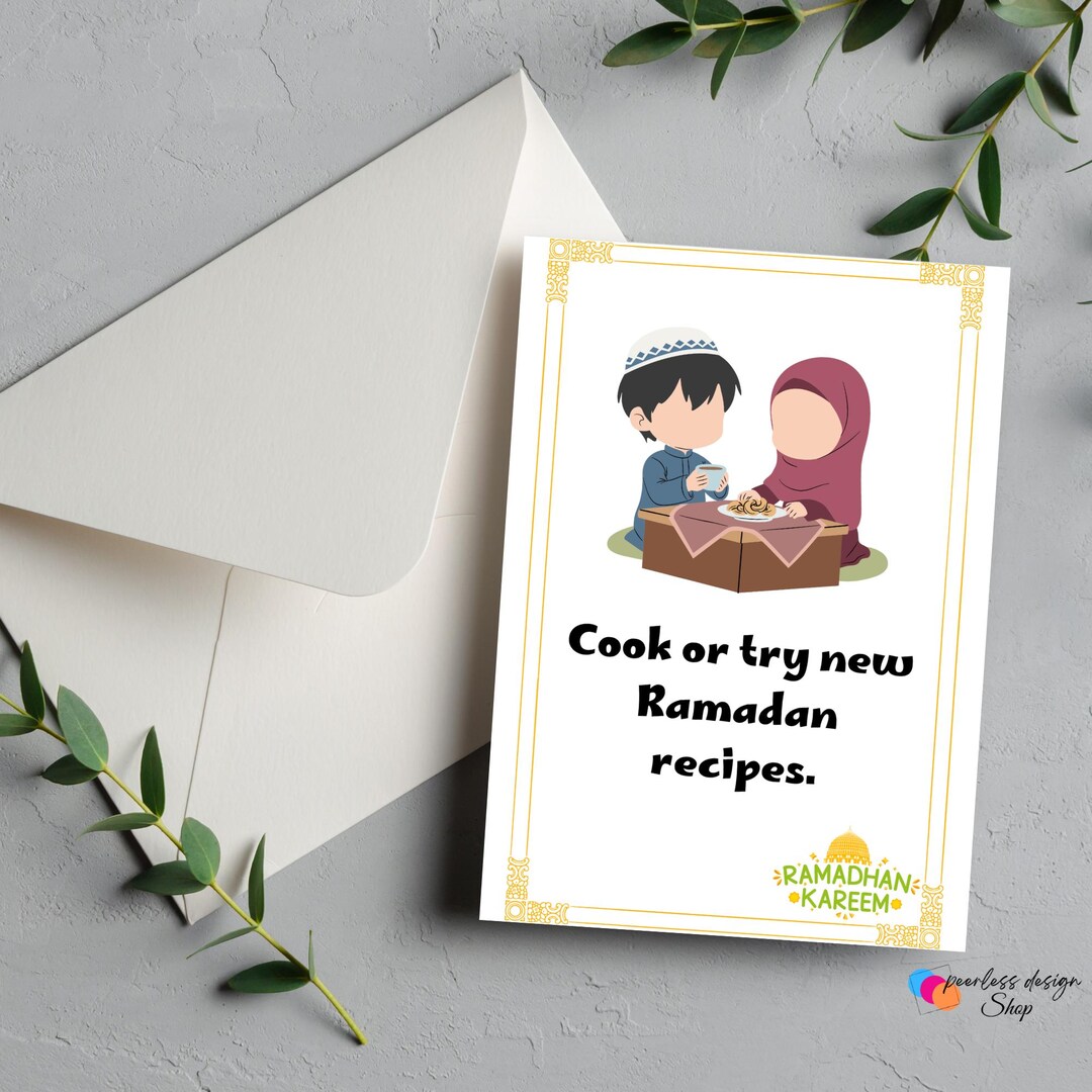 30 Ramadan Good Deeds Cards, Muslim Kids Activities (printable Advent ...