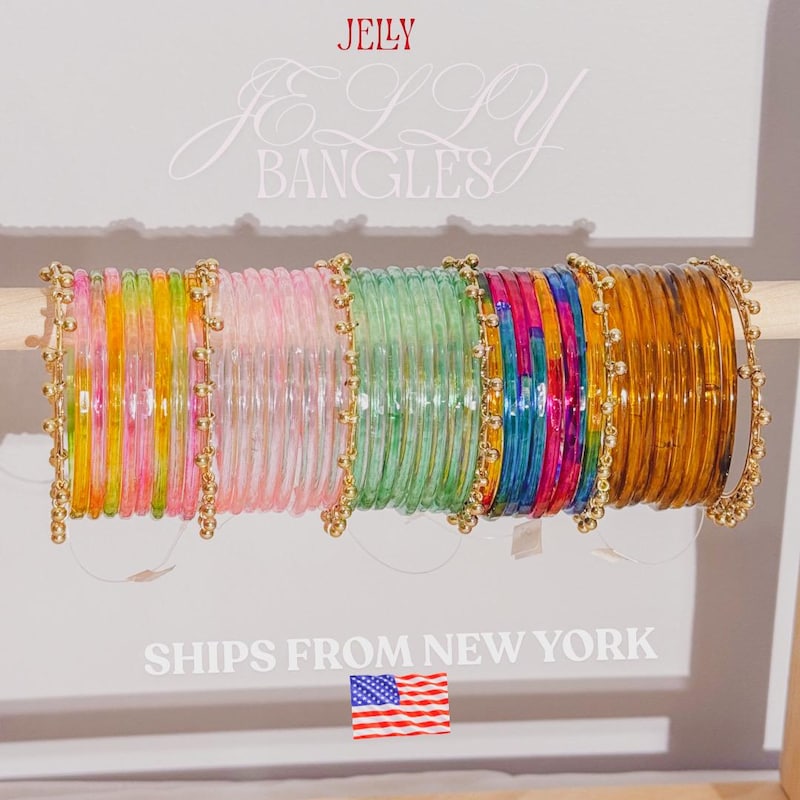 Indian Jelly Bangles - Etsy