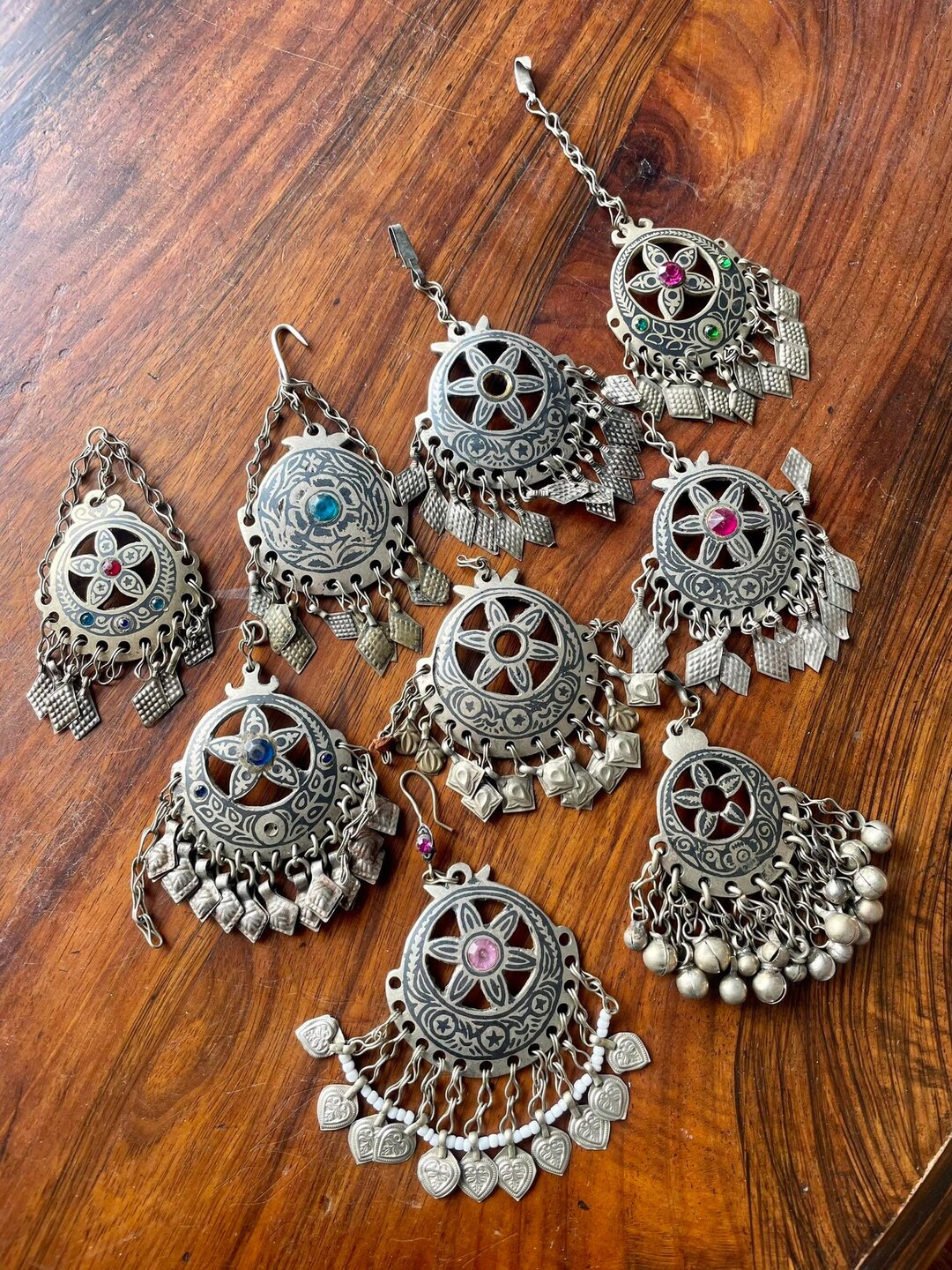 Vintage Kuchi Pendant Kuchi Dangle Pendant Tribal Belly Dance Pendant ...