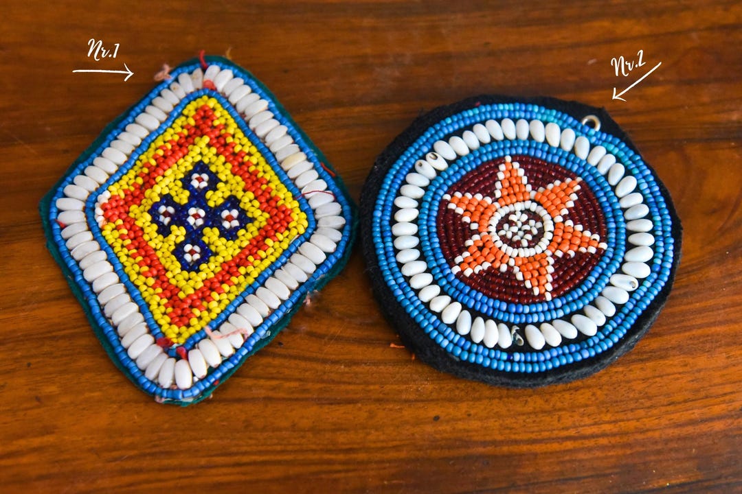 Beaded Kuchi Patch: Vintage Ethnic Medallion, Boho Embellishment - Etsy