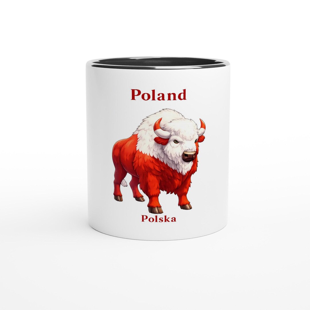 Poland Bison Mug – Symbol of Polska Strength Polish Heritage Coffee Cup ...