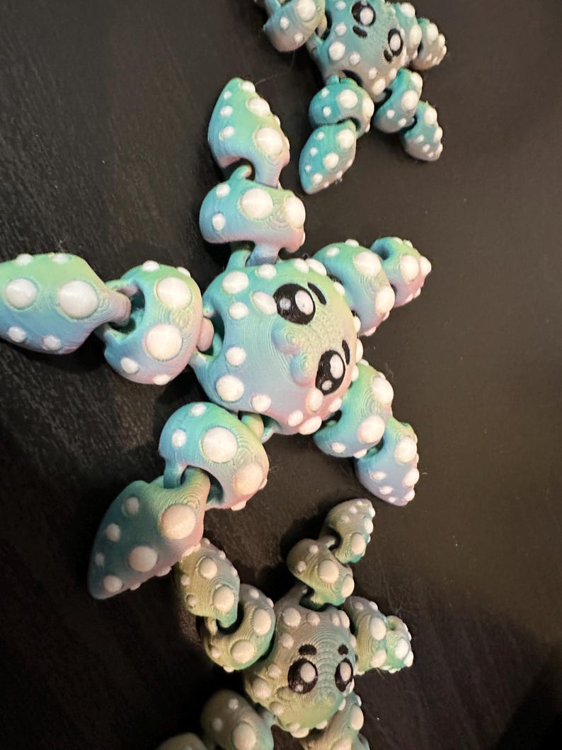 Articulated Flexi Starfish Fidget Toy | 3D Printed Ocean Desk Pet ...