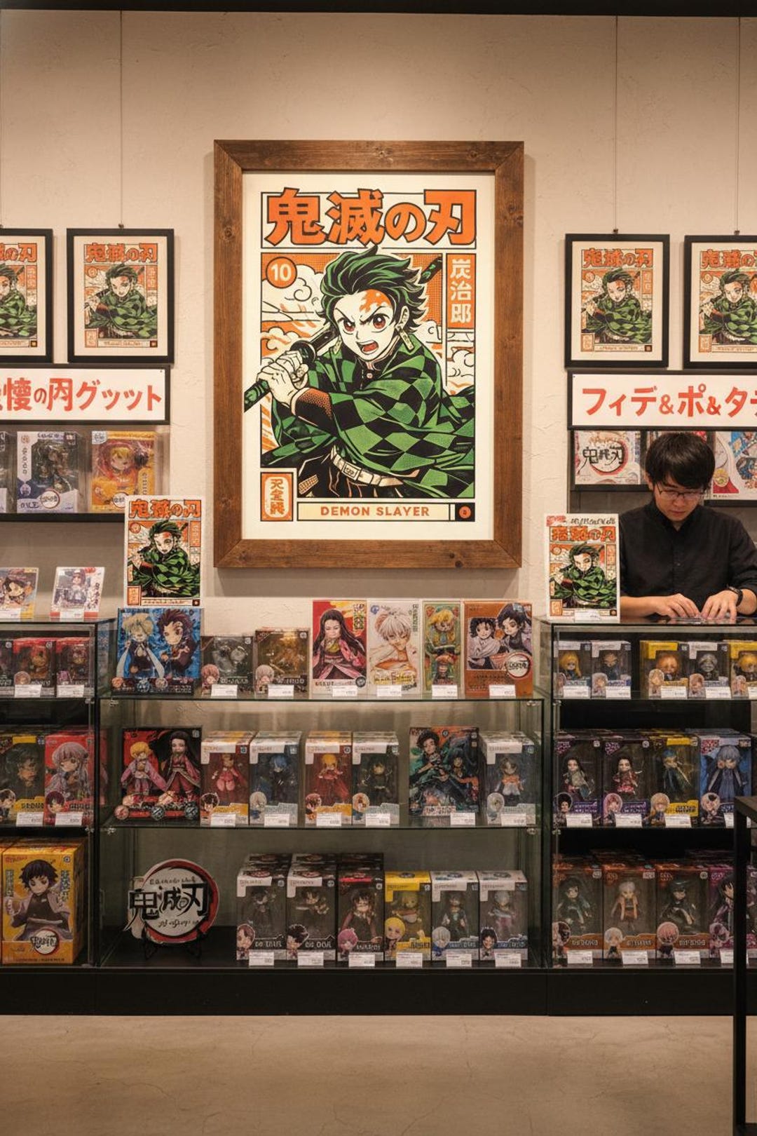 Demon Slayer Tanjiro Retro Anime Poster | Kimetsu No Yaiba Wall Art ...