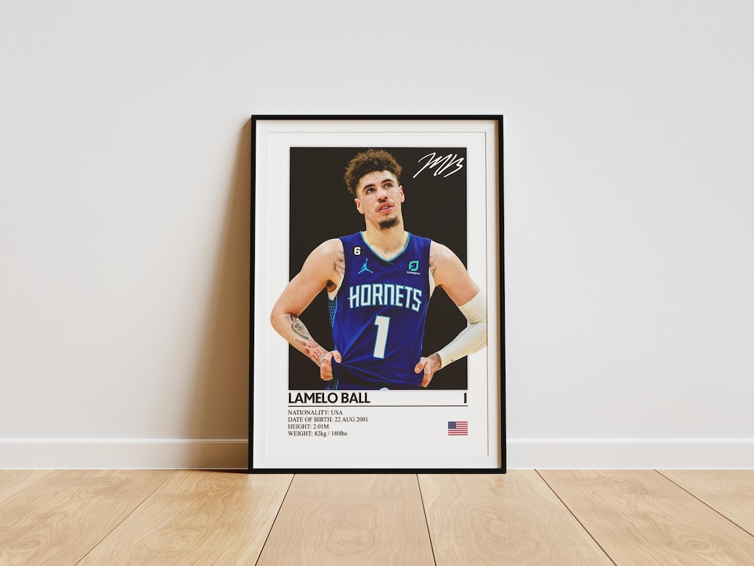 Lamelo Ball Hornets Poster – NBA Basketball Art Print - Etsy