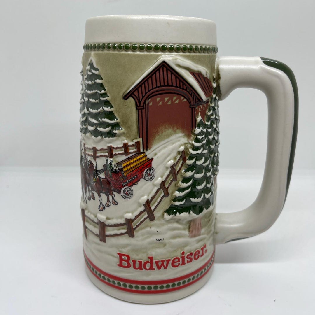 Budweiser Winter’s Eve 1984 Collecible Beer Stein - Etsy