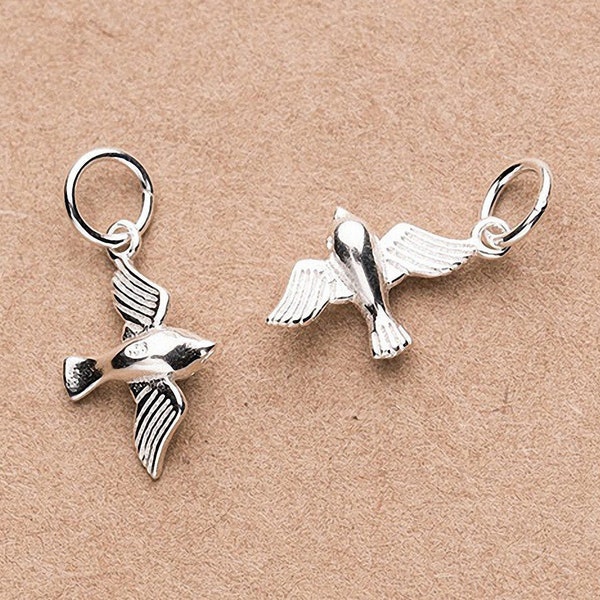 Bird Charm - Etsy