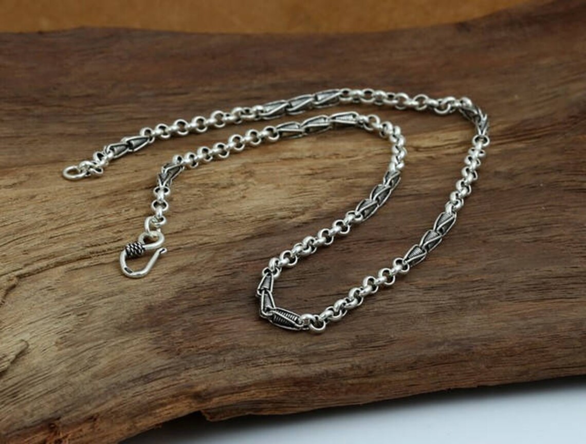 925 Sterling Silver Chain Sterling Silver Chainlong - Etsy