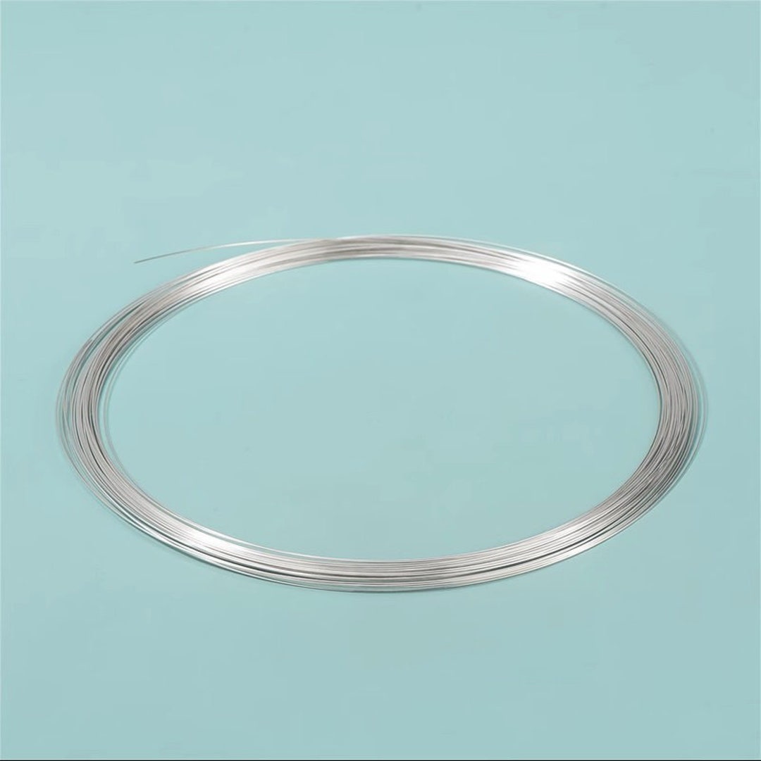 1 Meter 925 Sterling Silver Wire DIY Silver Wire Silver Cord Silver ...