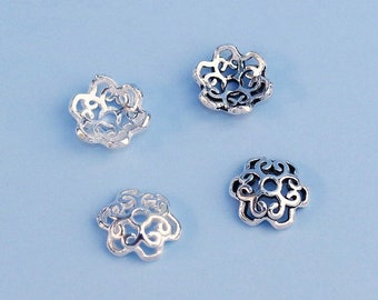 Sterling Silver Bead Caps 5mm Beads Caps Wholesale Bead - Etsy