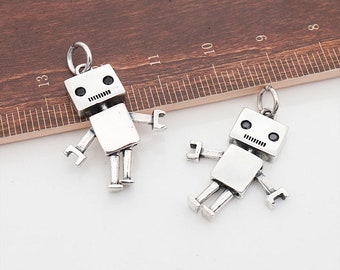Robot Pendant - Etsy